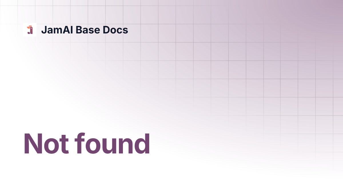 Quick Start: Action Table (Multimodal) | JamAI Base Docs